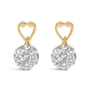 HAUS OF BRILLIANCE 14k Gold 1.14ctw Round Diamond Stud Earrings - Yellow