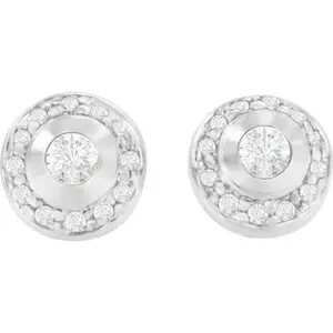 HAUS OF BRILLIANCE 14k White Gold 1/3 Ct. Diamond Stud Earrings