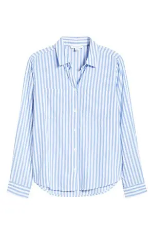 BEACHLUNCHLOUNGE Annalisa Stripe Shirt - Jet Stream