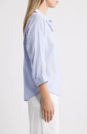 BEACHLUNCHLOUNGE Wells Stripe Shirt - Line Rain