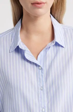 BEACHLUNCHLOUNGE Wells Stripe Shirt - Line Rain