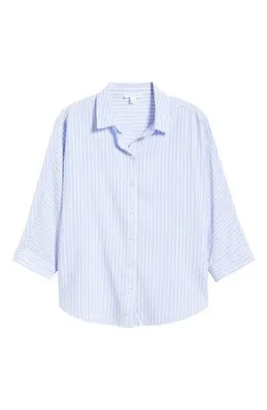 BEACHLUNCHLOUNGE Wells Stripe Shirt - Line Rain