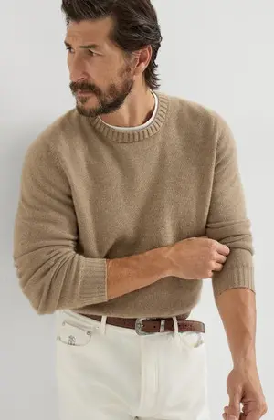 Brunello Cucinelli Cashmere Crew-neck Sweater