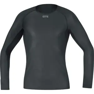 GOREWEAR Windstopper Baselayer Long Sleeve Shirt - Black