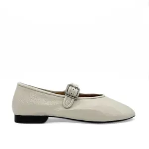 AMIE RAFA Ashley Mary Jane Flats - White