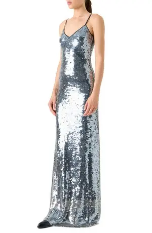 Akris Sequin Embellished Gown