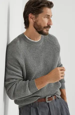 Brunello Cucinelli Cashmere Sweater - Dark Grey