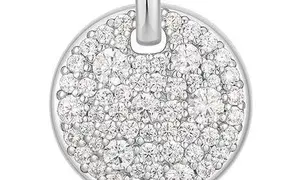 ANIA HAIE Pavé Disc Pendant Necklace