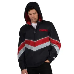 STARTER Kansas City Chiefs Thursday Night Gridiron Full-zip Jacket - Black