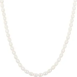ANIA HAIE Oblong Cultured Pearl Necklace