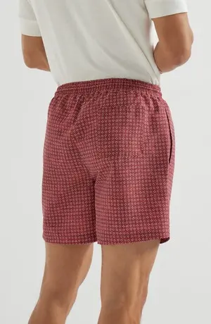 Brunello Cucinelli Nylon Swim Shorts - Cherry