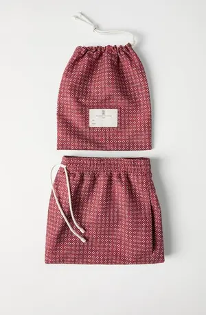 Brunello Cucinelli Nylon Swim Shorts - Cherry