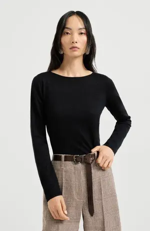 Women's Brunello Cucinelli Black Sweaters