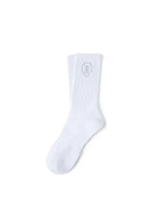 Brunello Cucinelli Rib Knit Ankle Socks - White