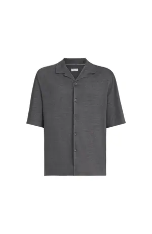 Brunello Cucinelli Jersey Shirt - Medium Grey