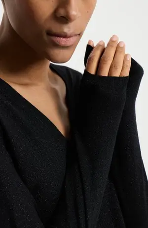 Brunello Cucinelli Cashmere And Silk Sweater - Black