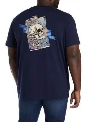 ROBERT GRAHAM DXL Big & Tall Flask Graphic Tee