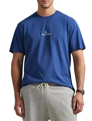 Polo Ralph Lauren Big & Tall Script Graphic Tee - Night Navy