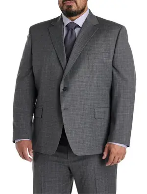 Michael Kors Big & Tall Transitional Check Suit Jacket