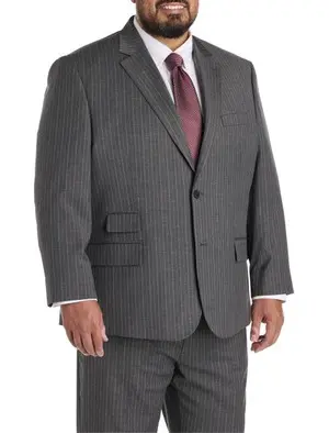 OAK HILL BY DXL Oak Hill Big & Tall Pinstripe Suit Jacket