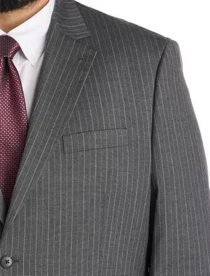 OAK HILL BY DXL Oak Hill Big & Tall Pinstripe Suit Jacket