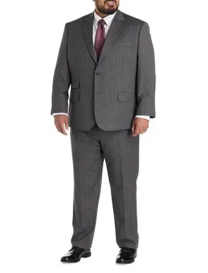 OAK HILL BY DXL Oak Hill Big & Tall Pinstripe Suit Jacket