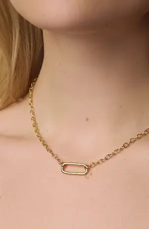 LITTLE SKY STONE Oval Link Connector Necklace