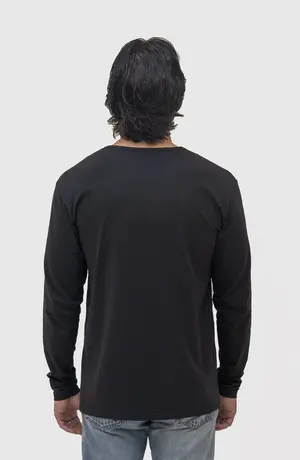 EPIC FITS Long Sleeve Henley - Black
