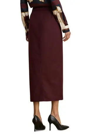 Ralph Lauren Wool-blend Pencil Skirt