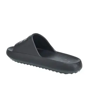 True Religion Logo Single Slide Sandals - Black