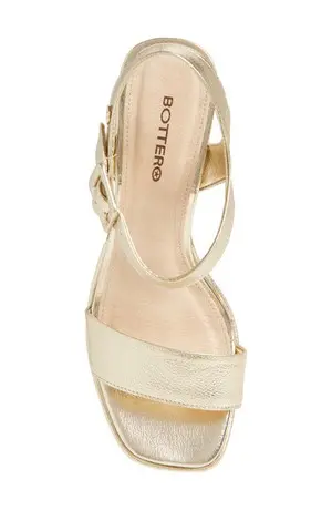 BOTTERO Britnet Ankle Strap Platform Sandal - Dourado 22
