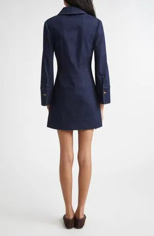 Veronica Beard Raymond Denim Shirt Dress