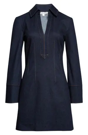 Veronica Beard Raymond Denim Shirt Dress