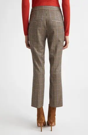 Veronica Beard Arte Plaid Crop Pants