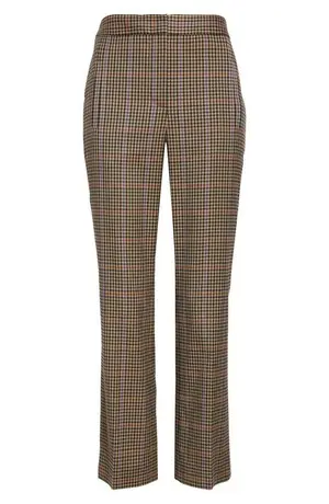 Veronica Beard Arte Plaid Crop Pants