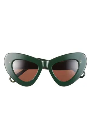 JW Anderson Butterfly Sunglasses - Forest Green