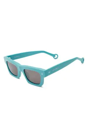 JW Anderson Rectangular Sunglasses - Turquoise