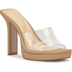 Platform Clear Heels