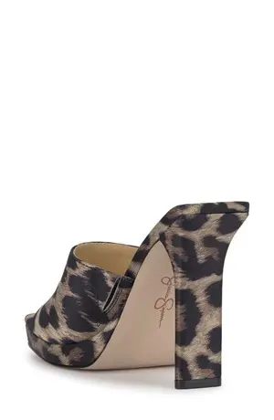 Jessica Simpson Azelica Platform Slide Sandal - Safari Combo