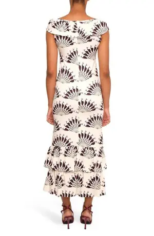 THE LULO PROJECT Stillness Bird Print Dress