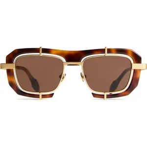 JW Anderson Geometric Sunglasses - Havana