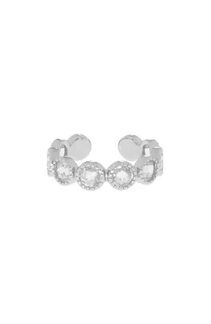 MARLYN SCHIFF Annie Adjustable Ring - Silver