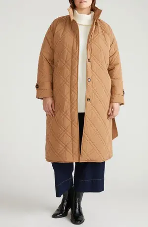 Universal Standard Nehra Quilted Coat