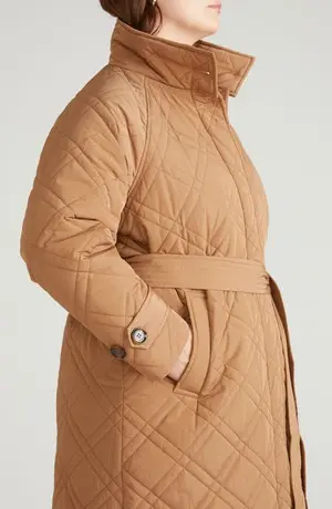 Universal Standard Nehra Quilted Coat