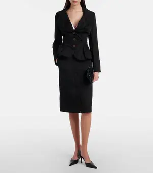 VIVIENNE WESTWOOD Cotton-blend Blazer - Black
