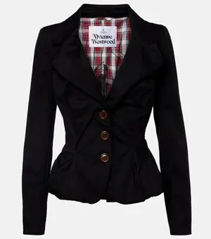 VIVIENNE WESTWOOD Cotton-blend Blazer - Black