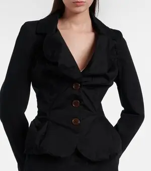 VIVIENNE WESTWOOD Cotton-blend Blazer - Black