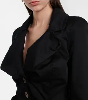 VIVIENNE WESTWOOD Cotton-blend Blazer - Black