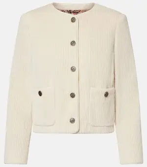 Etro Cotton Corduroy Jacket - White