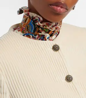 Etro Cotton Corduroy Jacket - White